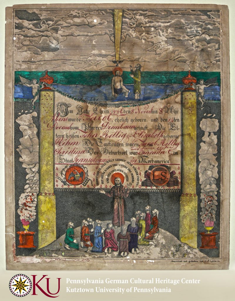 Fraktur – Pennsylvania German Document Art – Pennsylvania German ...
